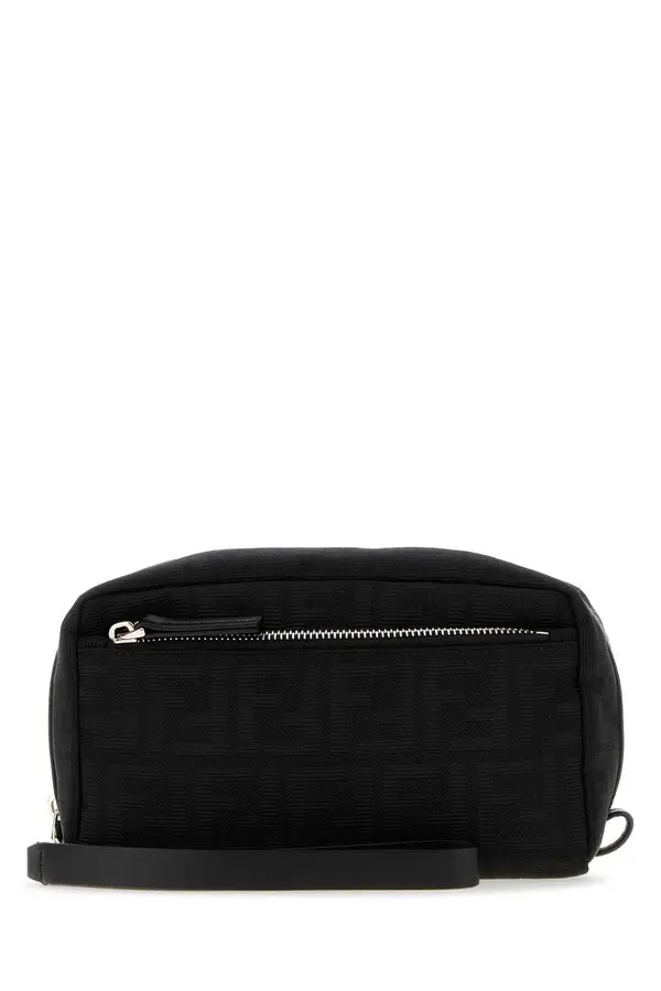 Fendi Embroidered Jacquard Small Beauty Case