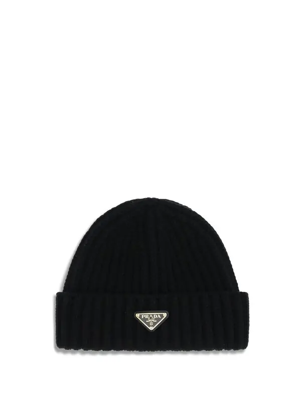 Prada Virgin Wool Beanie Hat