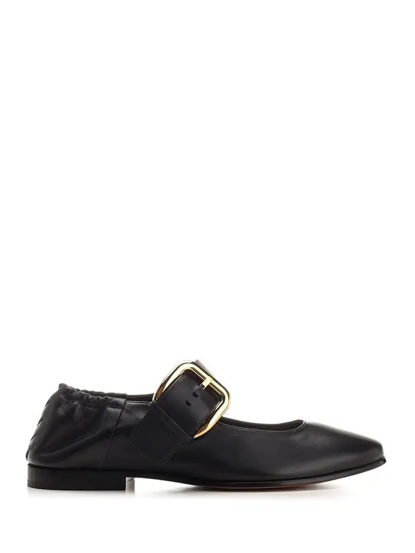 Bottega Veneta Astaire Mary Jane Ballerinas - Black