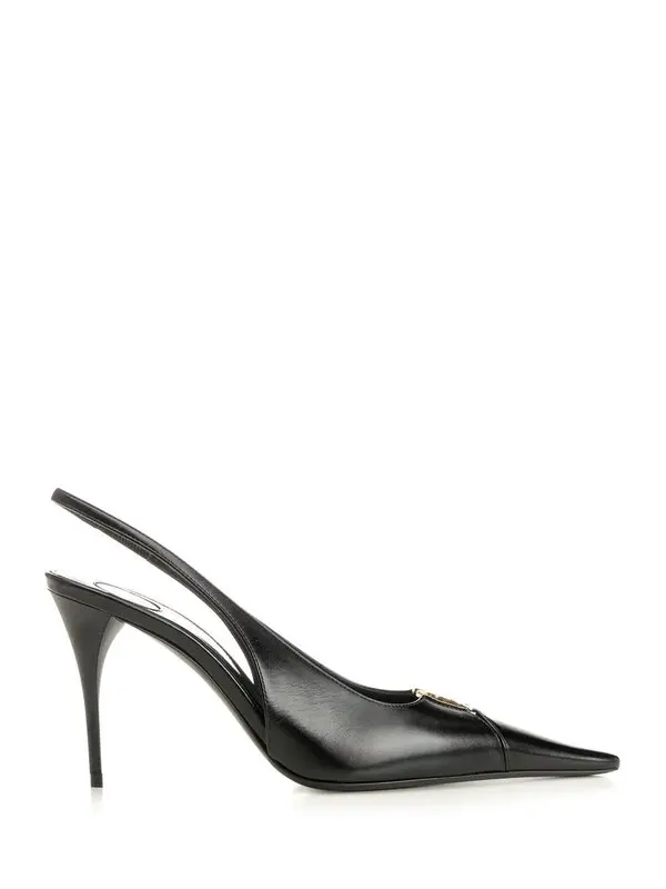 Saint Laurent Slingback Babylone 90 - Black