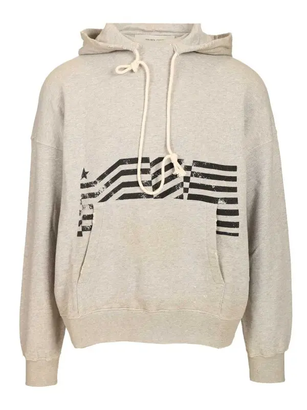 GOLDEN GOOSE Flag Print Hoodie