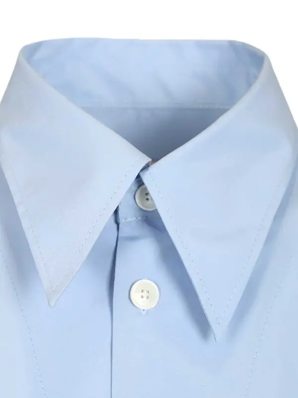 AMI Paris Short-sleeved Poplin Shirt