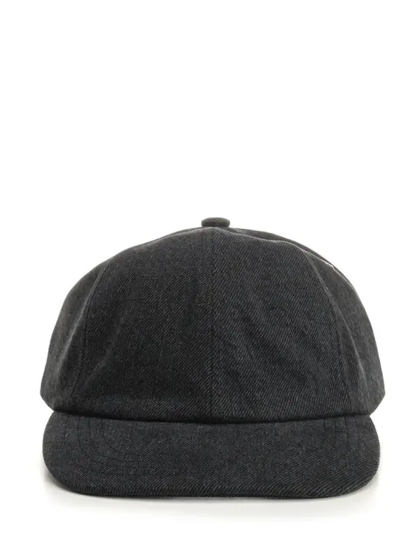 AMI Paris Denim Cap - Black