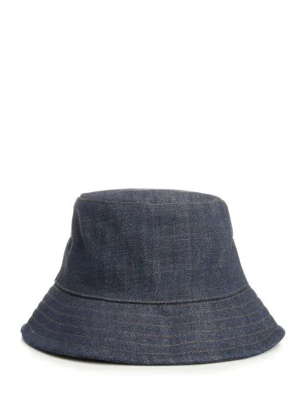 AMI Paris Raw Indigo Denim Bucket Hat