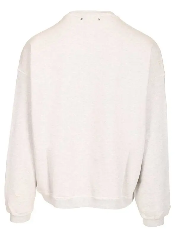 GOLDEN GOOSE Oversized Sweatshirt With "star" Appliqu
