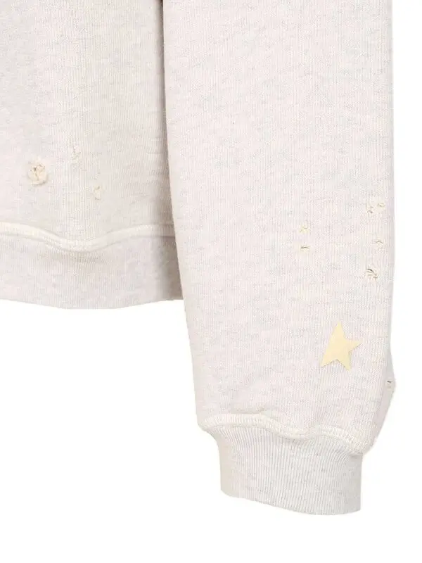 GOLDEN GOOSE Oversized Sweatshirt With "star" Appliqu