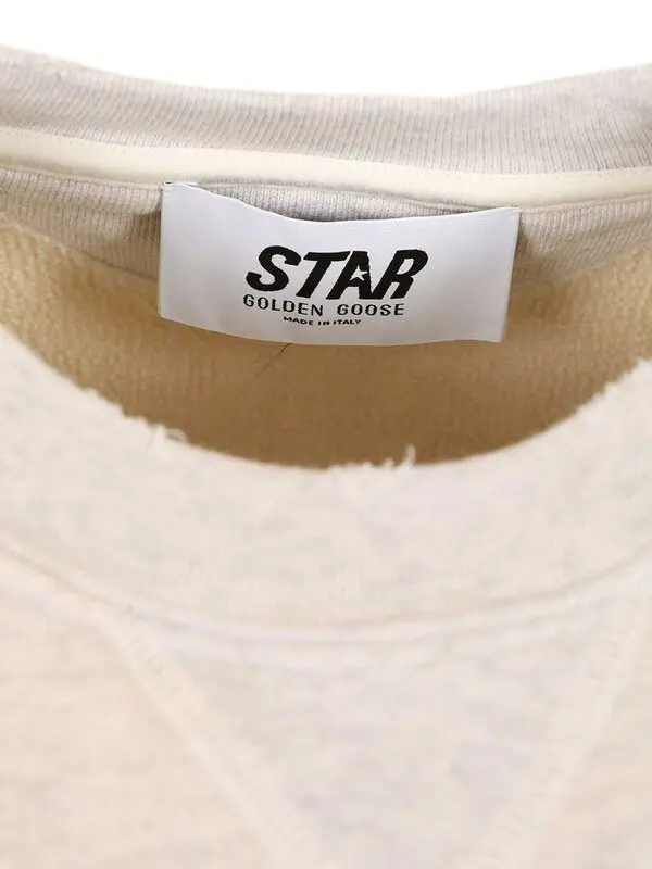 GOLDEN GOOSE Oversized Sweatshirt With "star" Appliqu