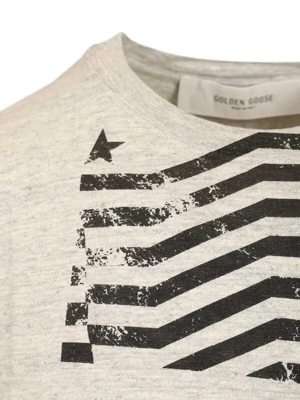 GOLDEN GOOSE Flag Print T-shirt