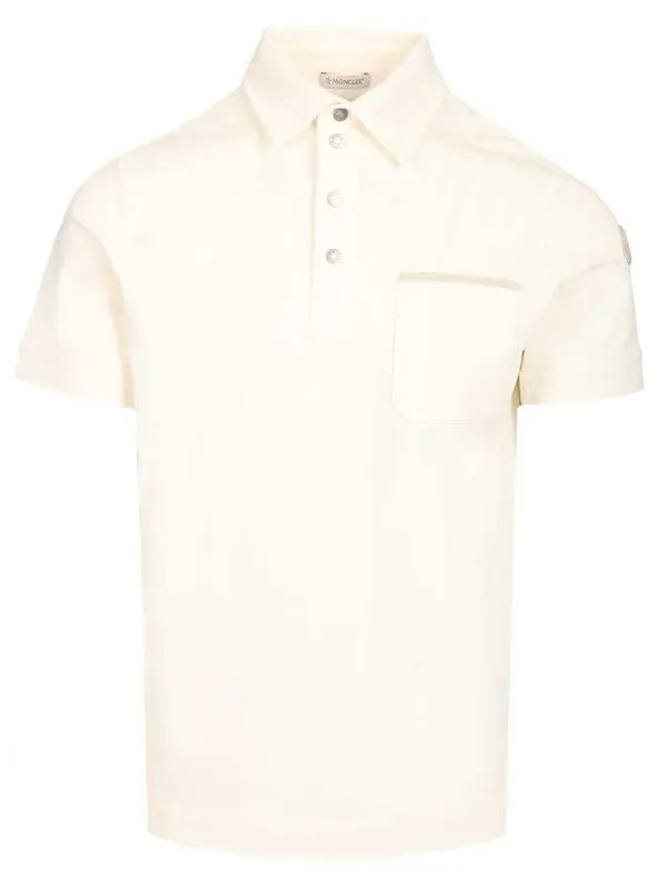 Moncler Cotton Pique Polo Shirt