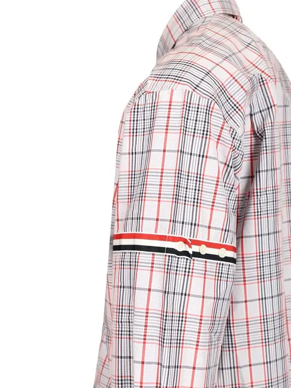 Thom Browne Oversized Cotton Poplin Shirt - Multicolor