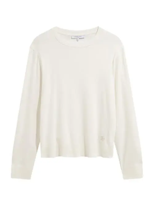 Gerard Darel Bara Long Sleeve Crew Neck T-shirt