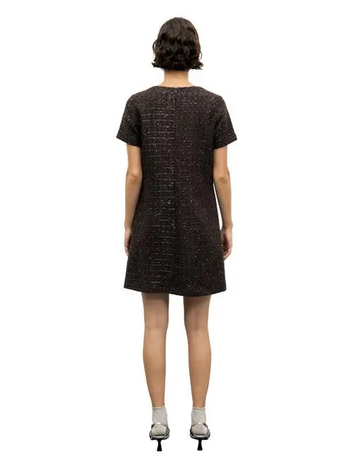 Gerard Darel Coni Short Sleeve Shift Mini Dress