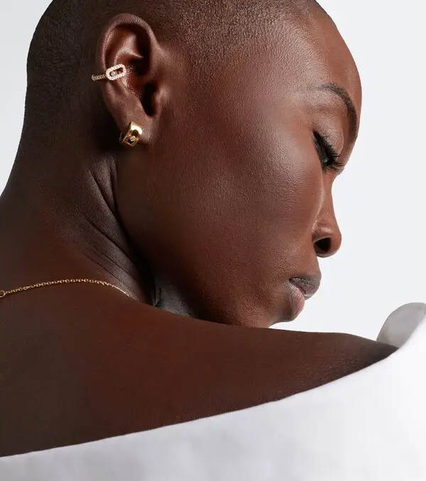 Messika Move Uno 18kt Ear Cuff With Diamonds