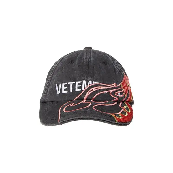 Vetements Flame Logo Baseball Cap