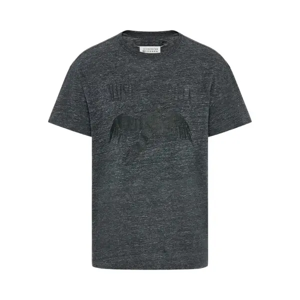 MAISON MARGIELA Regular T-shirt 'dark Melange - Grey