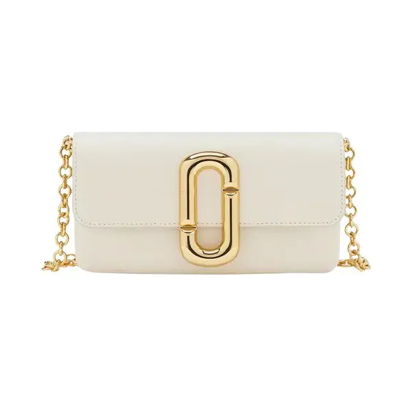Marc Jacobs Wallet On Chain 'cloud - White