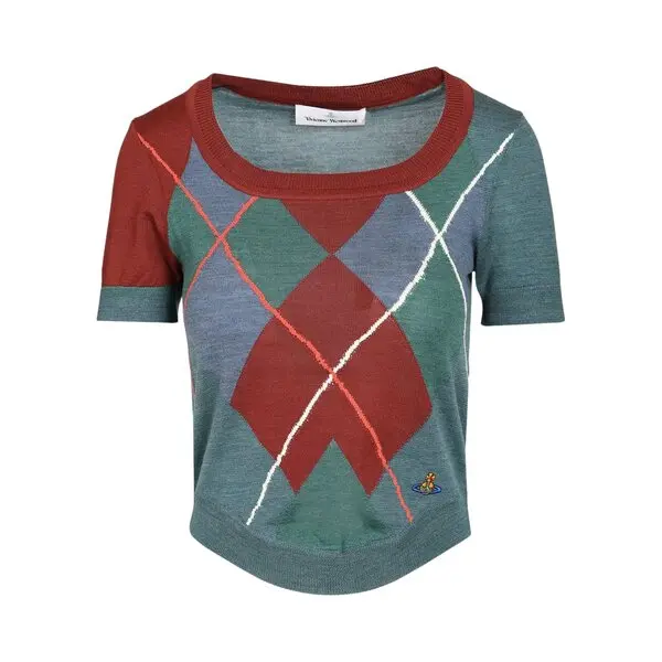 VIVIENNE WESTWOOD Argyle Bodice Tee