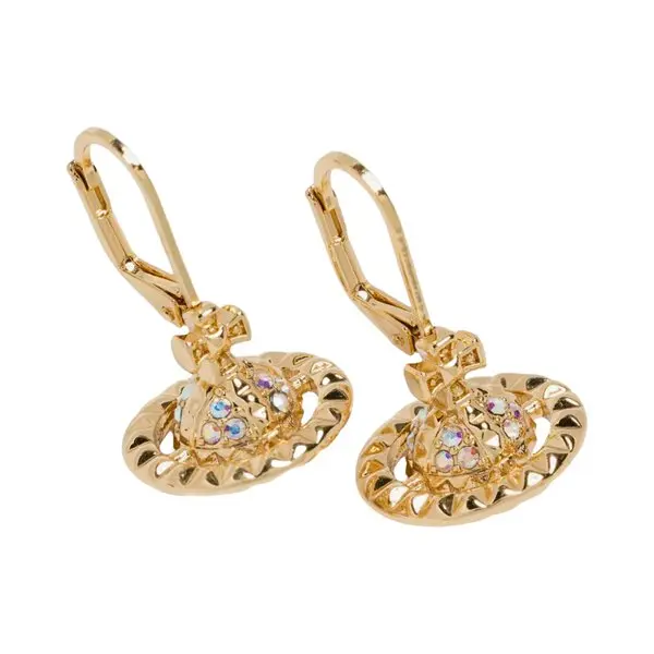 VIVIENNE WESTWOOD Mayfair Small Orb Earrings /crystal