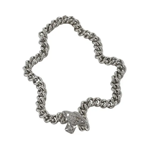 VIVIENNE WESTWOOD Graziella Small Choker - Silver