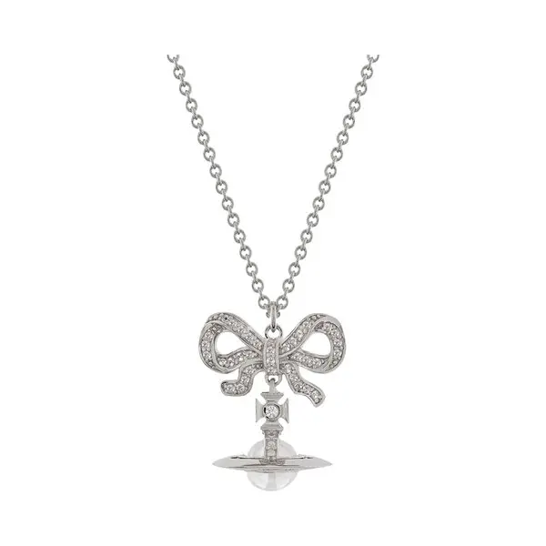 VIVIENNE WESTWOOD Octavie Pendant 'platinum/white/clear