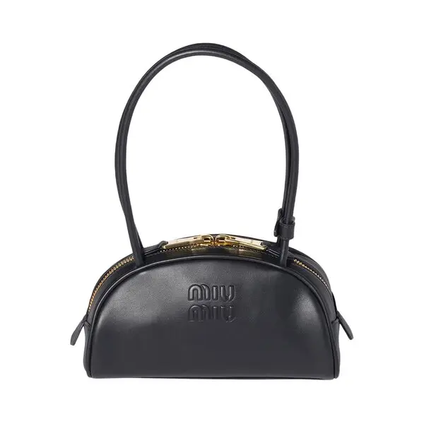 Miu Miu Beau Softy Nero Handbag - Black