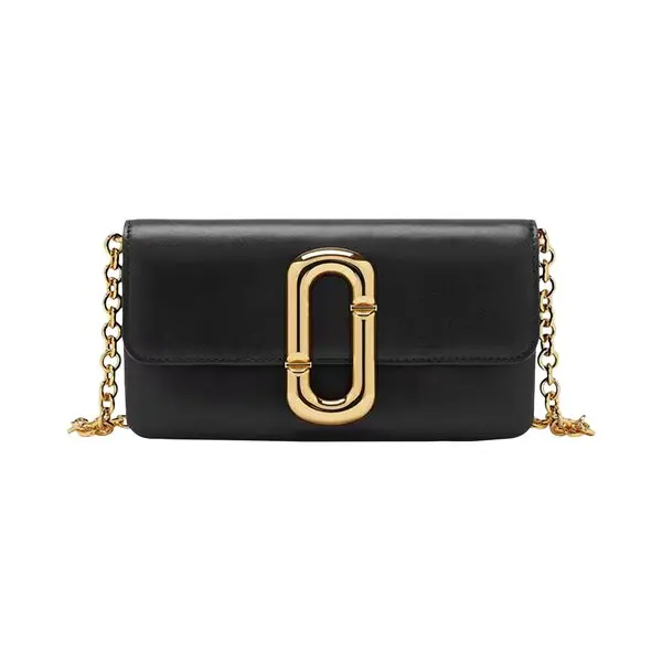 Marc Jacobs Wallet On Chain - Black