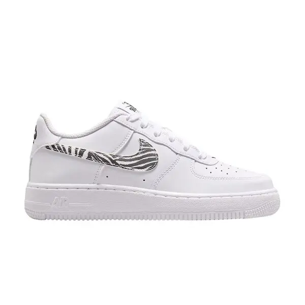 Nike Air Force 1 'gs 'zebra Swoosh