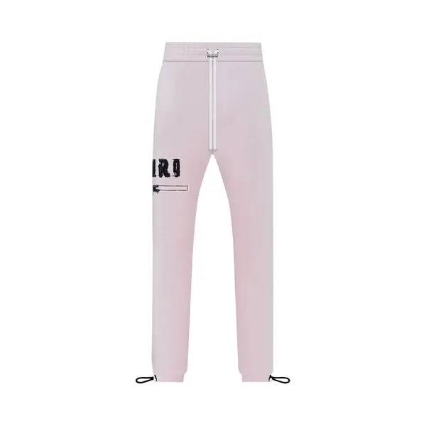 Amiri Ma Bar Applique Sweatpant /pink