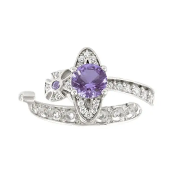 VIVIENNE WESTWOOD Maitena Ring 'platinum/lavender/white