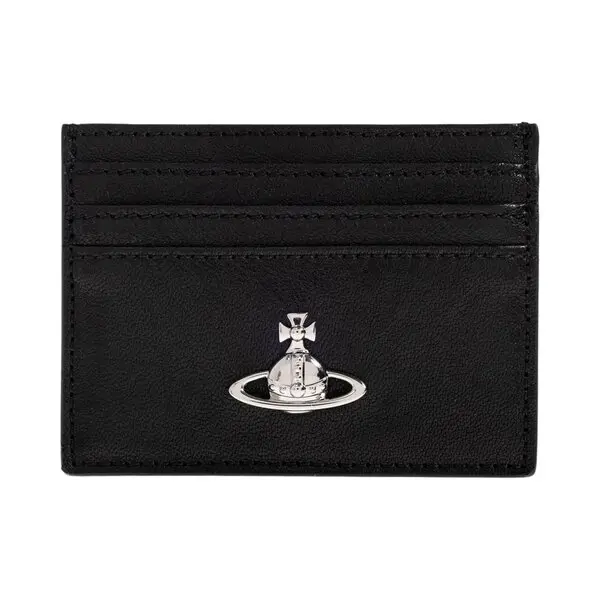 VIVIENNE WESTWOOD Card Holder Flat - Black