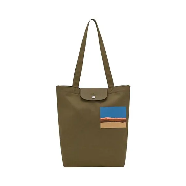 Longchamp X Caroline Hélain M Tote Bag 'olive