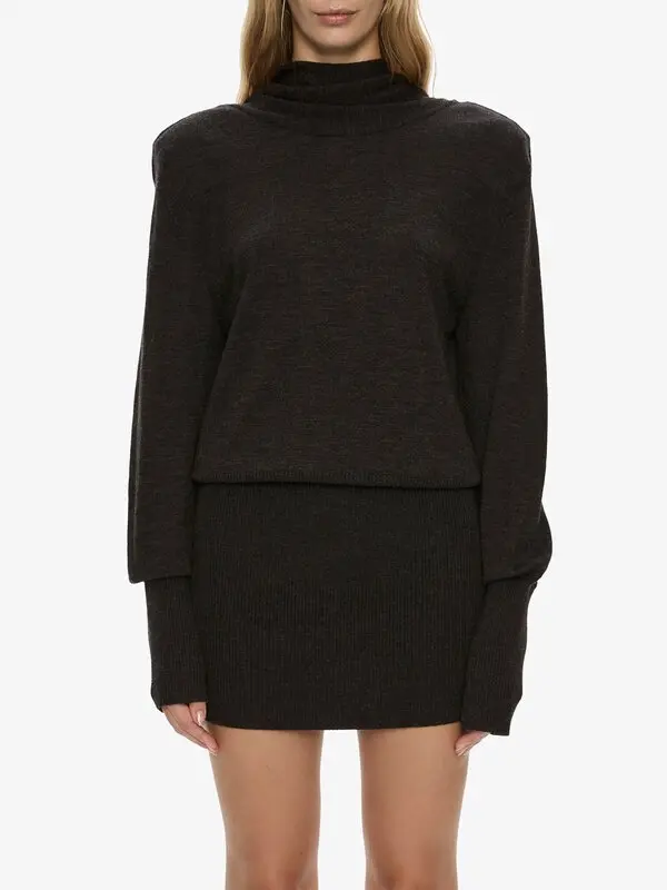 Christopher Esber Cesura Cowl Sweater Dress