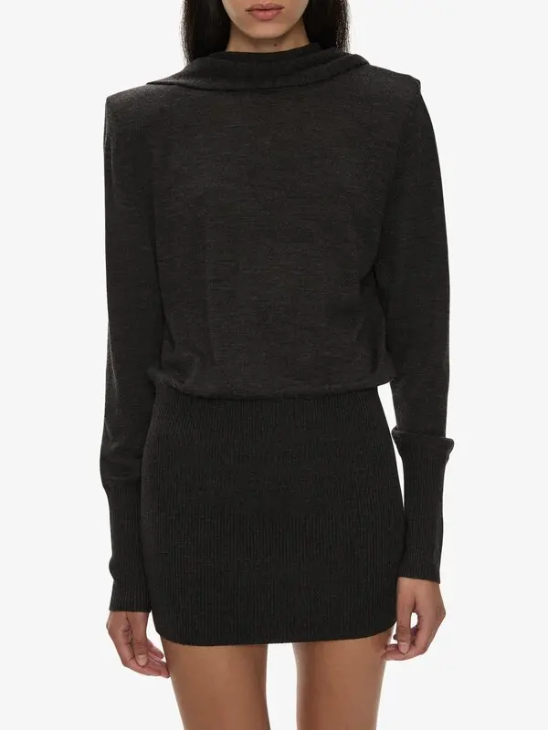 Christopher Esber Cesura Cowl Sweater Dress