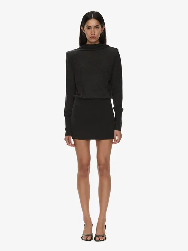 Christopher Esber Cesura Cowl Sweater Dress