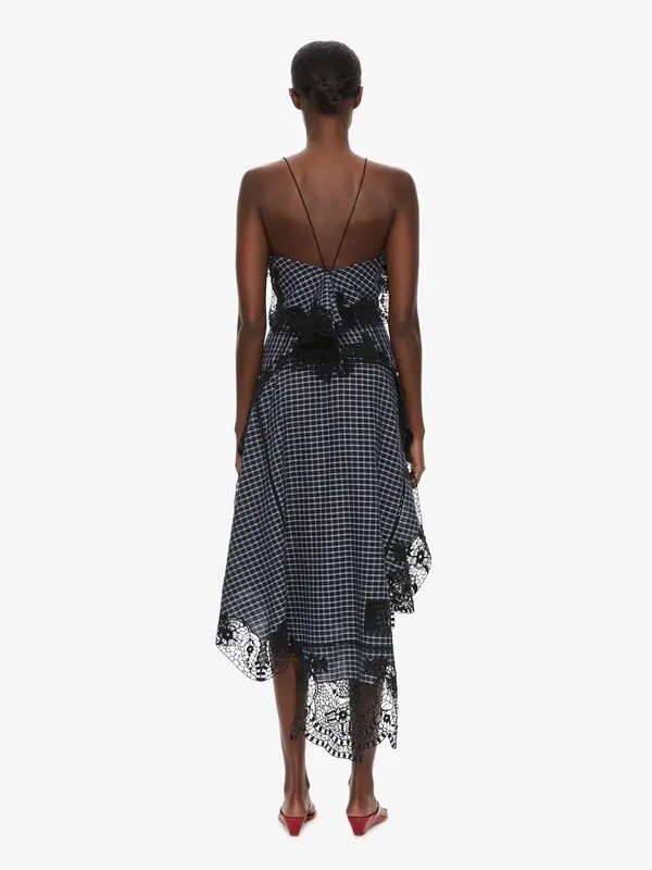 Christopher Esber Embroidered Handkerchief Envelope Cami Dress