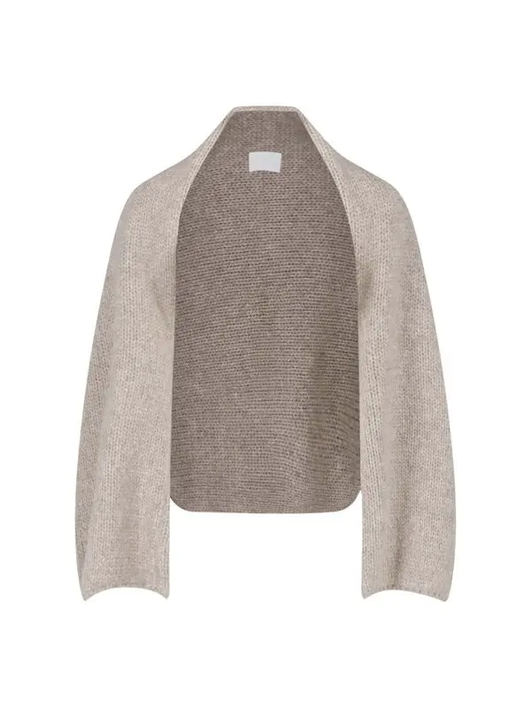 PAMPA THE BRAND Open-front Knit Bolero Cardigan