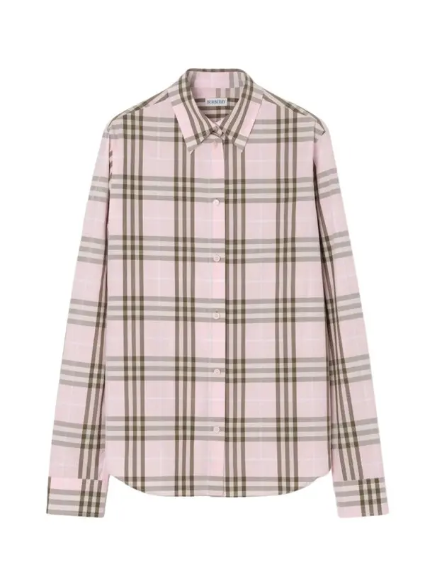 Burberry Check Button-front Shirt