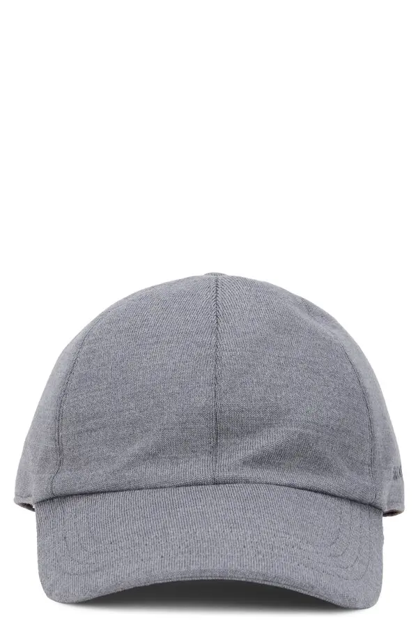 SLOWEAR Modern Wool Baseball Cap With Curved Visor