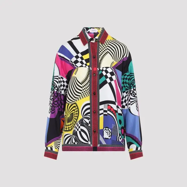 Versace Printed Silk Shirt - Multicolour