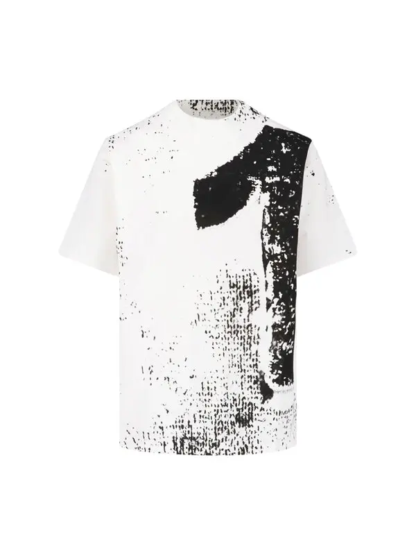 MAISON MARGIELA Graphic Print Short-sleeve T-shirt - White