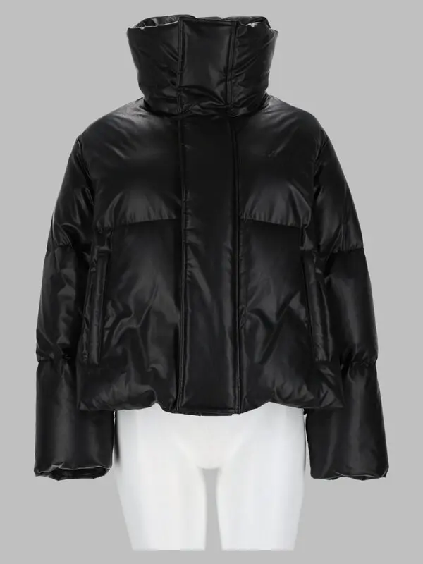 MAISON MARGIELA Cropped High Neck Puffer Jacket