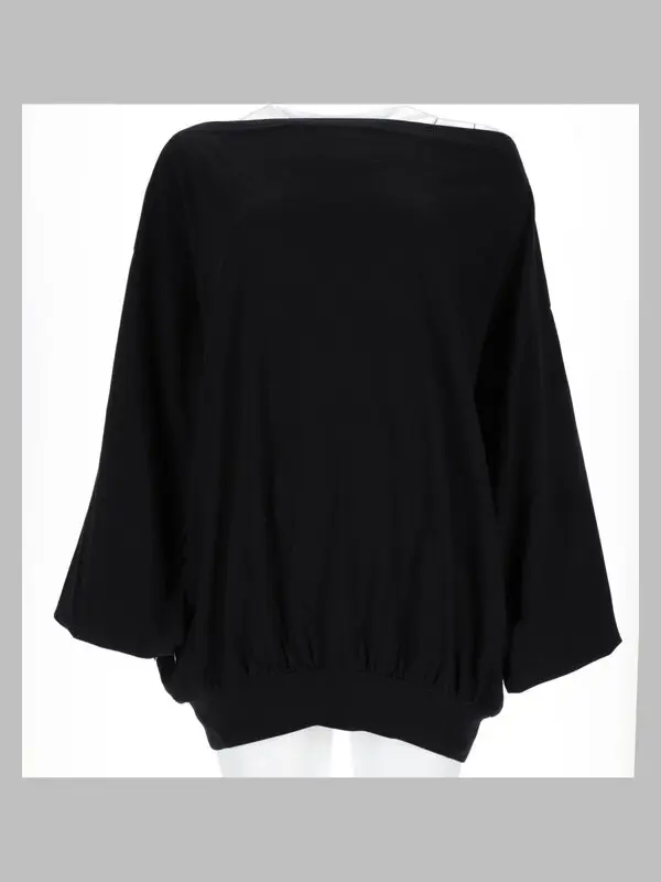 MAISON MARGIELA Off-shoulder Oversized Cotton Sweatshirt