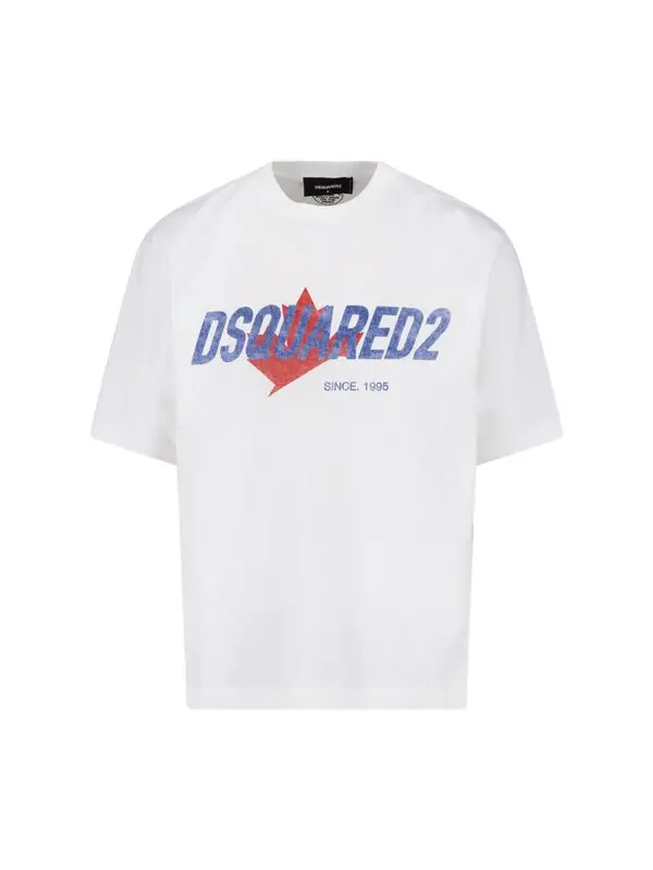 Dsquared2 Graphic Cotton T-shirt