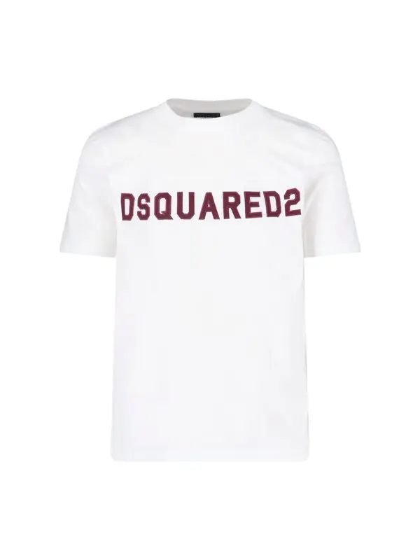 Dsquared2 Logo Graphic Crewneck T-shirt - White