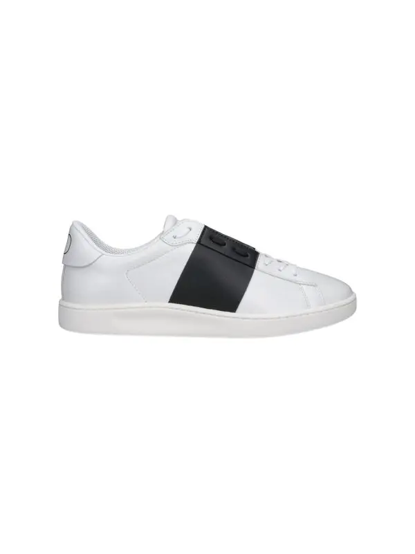 Valentino Garavani Low-top Leather Sneakers - White