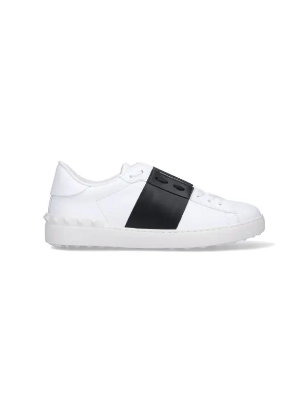 Valentino Garavani Leather Sneakers - White