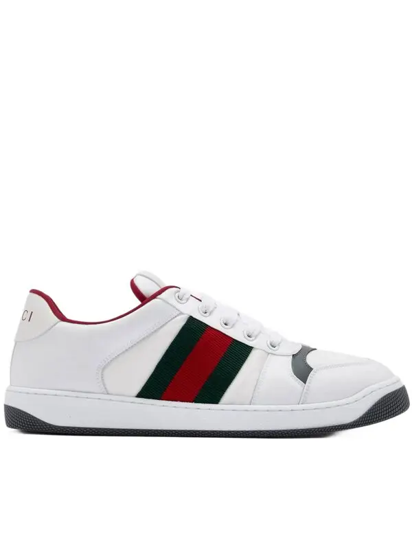 Gucci Web-stripe Lace-up Sneakers