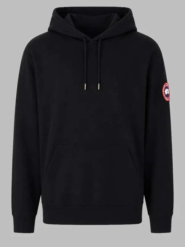 Canada Goose Pullover Hoodie With Logo Patch