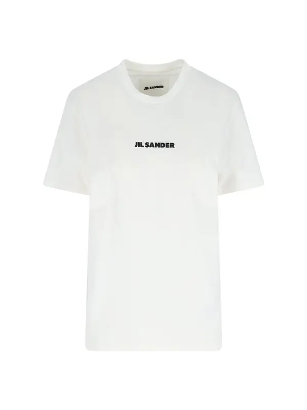 JIL SANDER Logo Print Crewneck T-shirt