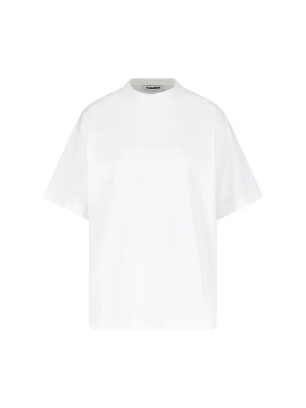 JIL SANDER Oversized Crewneck T-shirt - White